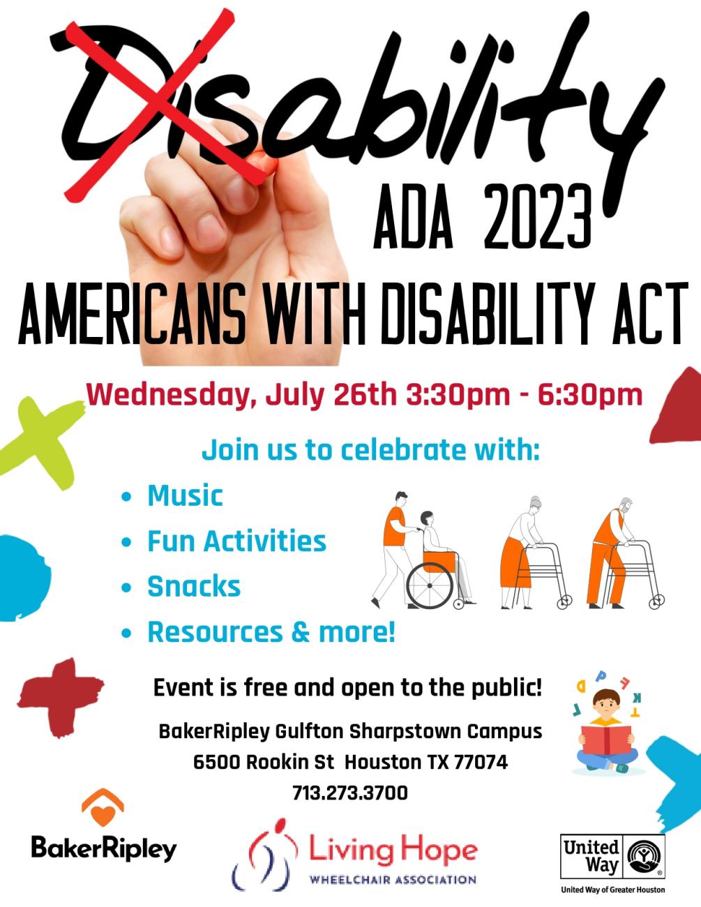 Americans With Disability Act | Living Hope Wheelchair Association